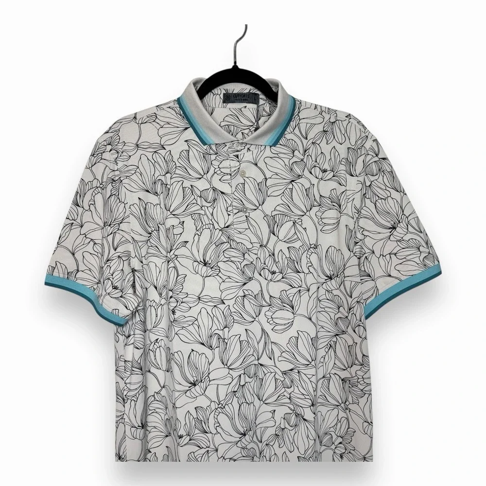 G/FORE | Shirts | Nwt Gfore Mens Large Outline Iris Banded Sleeve Tech ...